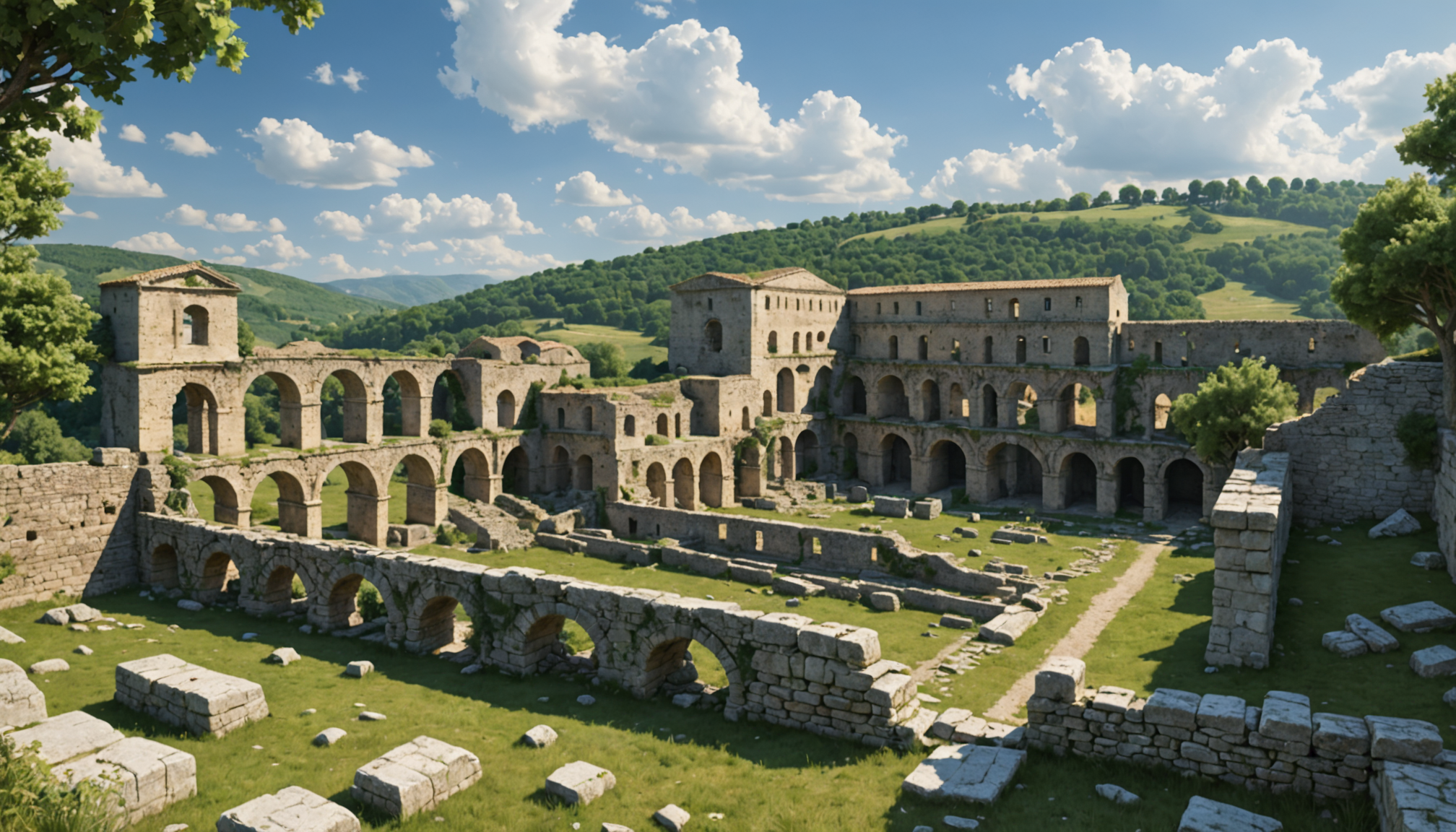 Les vestiges romains de l'Ardèche - Sud de la France